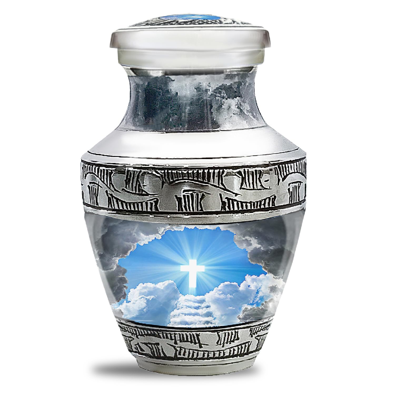 Amazon.com: Small Keepsake Cremation Urn for Human Ashes, Small Urns ...