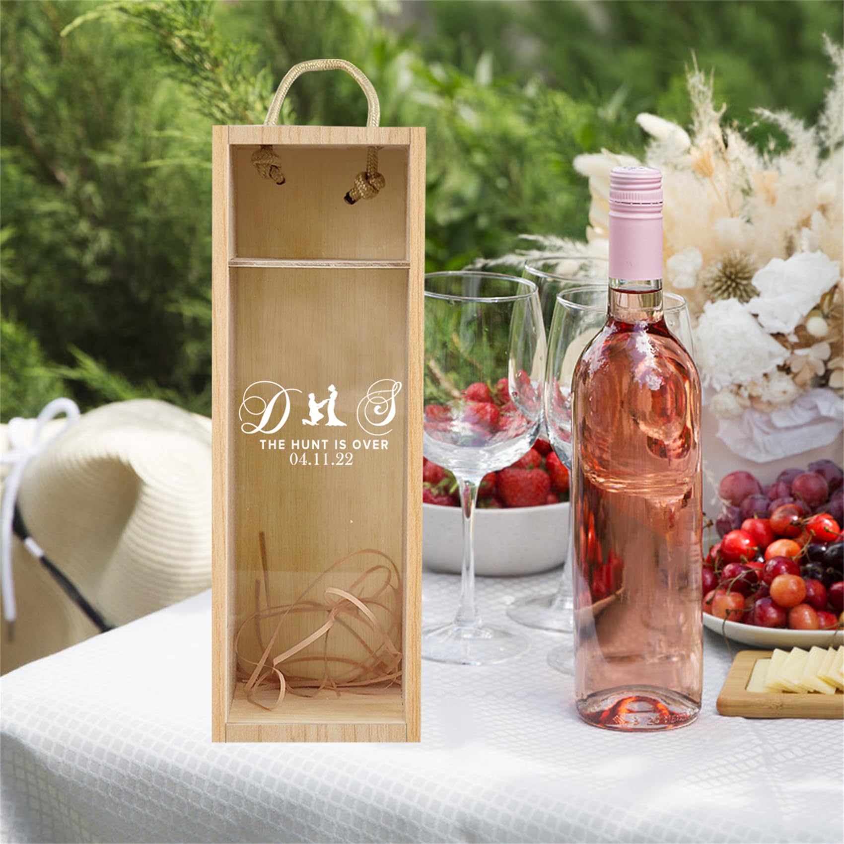 Personalized Wine Box For Wedding Personalised Wine Box Custom Printed