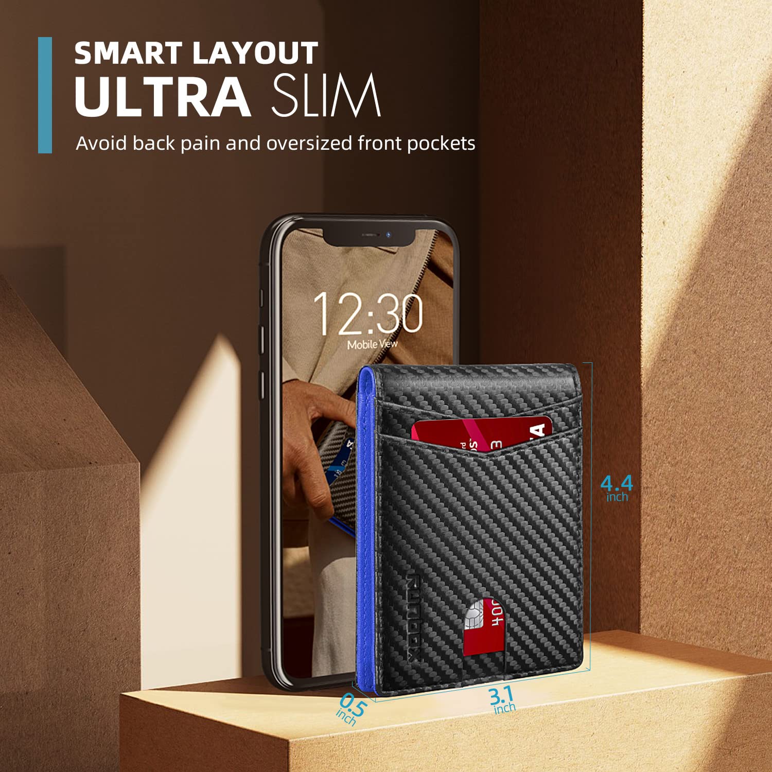 Snapklik.com : RUNBOX Slim Wallets For Men