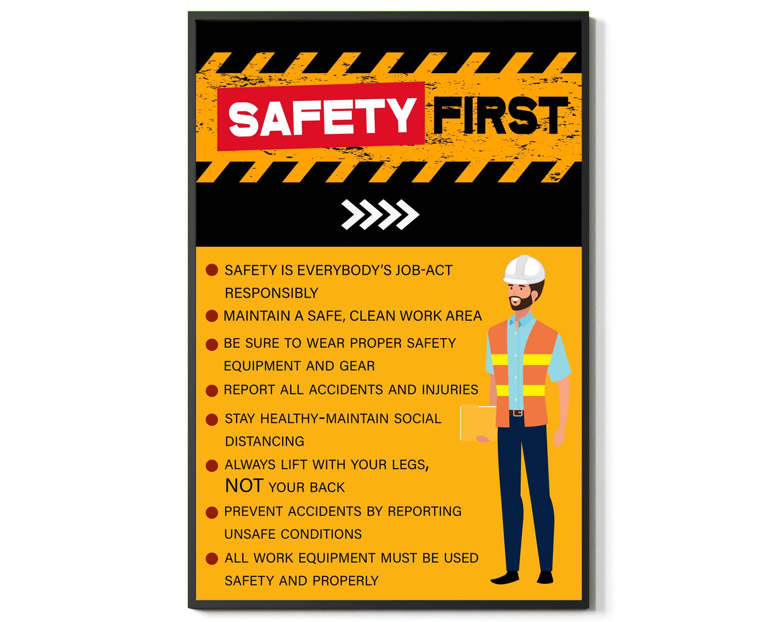 Safety First Posters