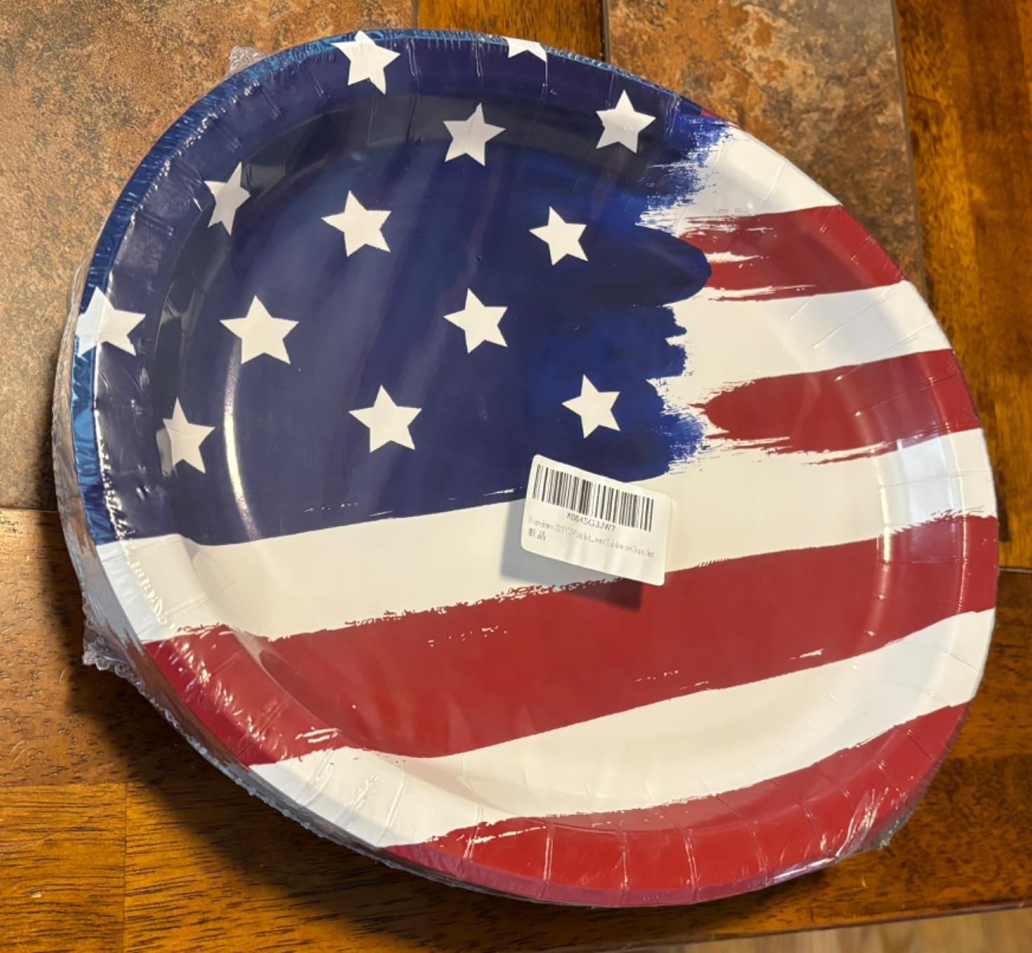 Amazon.com: Dereinwo 32 PCS Patriotic Oval Paper Plates Large 12" X 10 ...