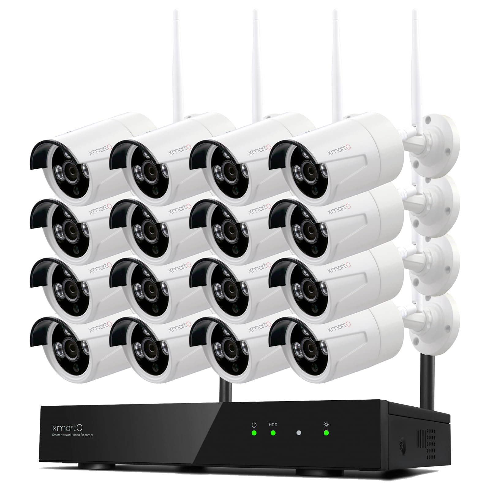 Amazon.com : XMARTO Wireless Security Camera System 16CH Wi-Fi 6 16PC ...