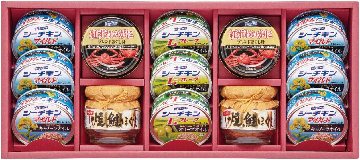 Amazon | はごろも バラエティシーフード VX-50A | はごろも | 魚介の缶詰・瓶詰 通販