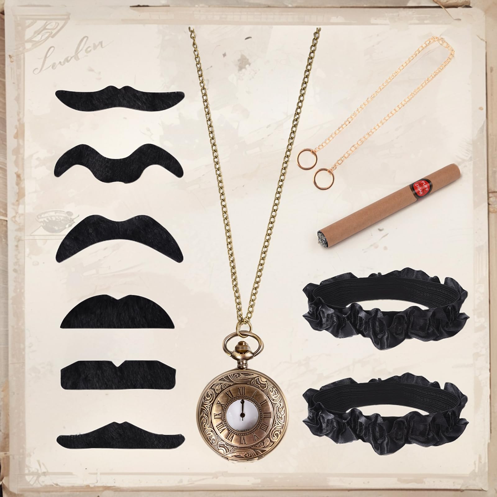 Snapklik.com : Neragron 1920s Mens Costume Accessories Set, Gangster ...