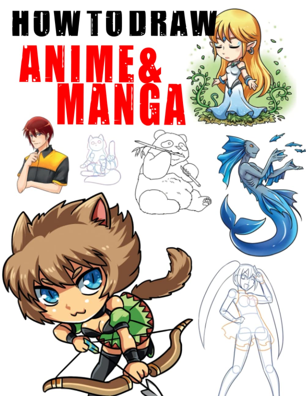 How To Draw Anime: Anime and Manga Drawing Book - Guide For Beginners ...