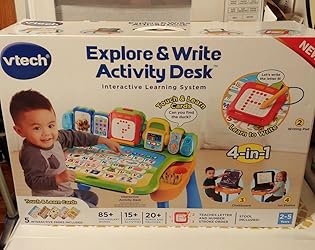 VTech Explore & Write Activity Desk (English Version) : Amazon.ca: Toys ...