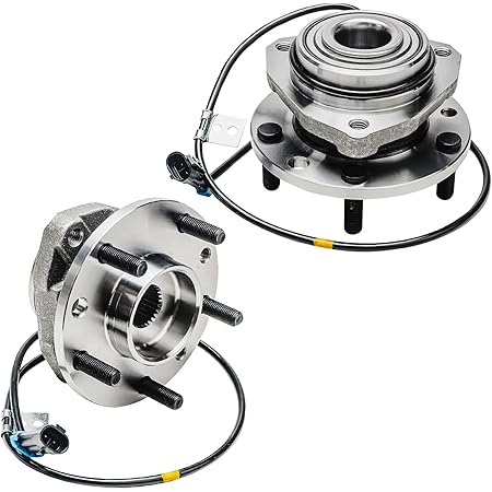 Amazon.com: Detroit Axle - 2WD Front Wheel Hub Bearing Assemblies Replacement for GMC Jimmy and ...