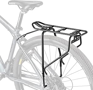 Amazon.com : Bike Rear Rack - Bicycle Pannier Rack Compatible with MIK ...