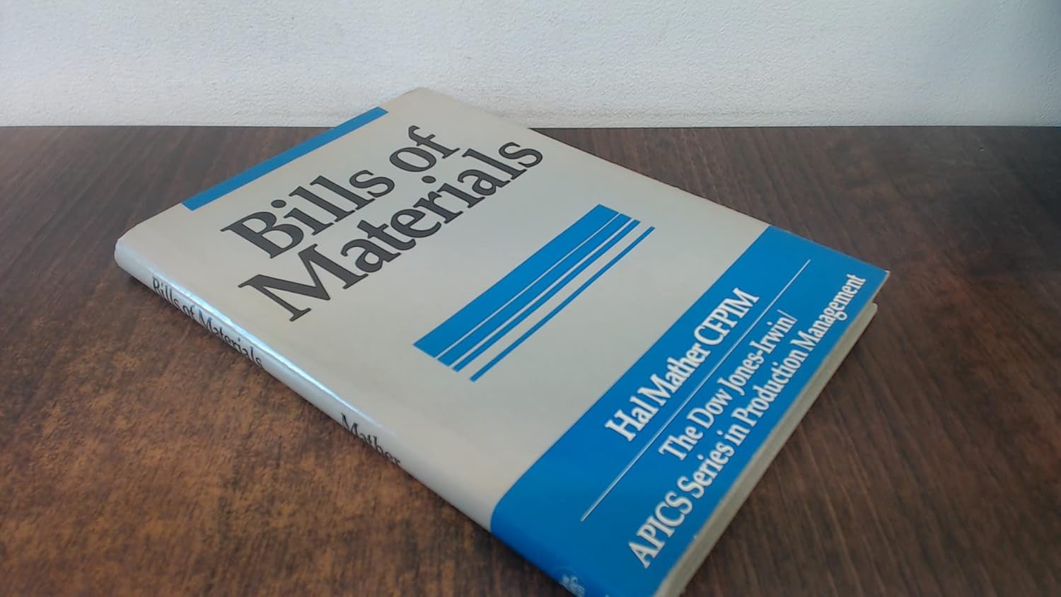 Bills of Materials (IRWIN/APICS SERIES IN PRODUCTION MANAGEMENT ...