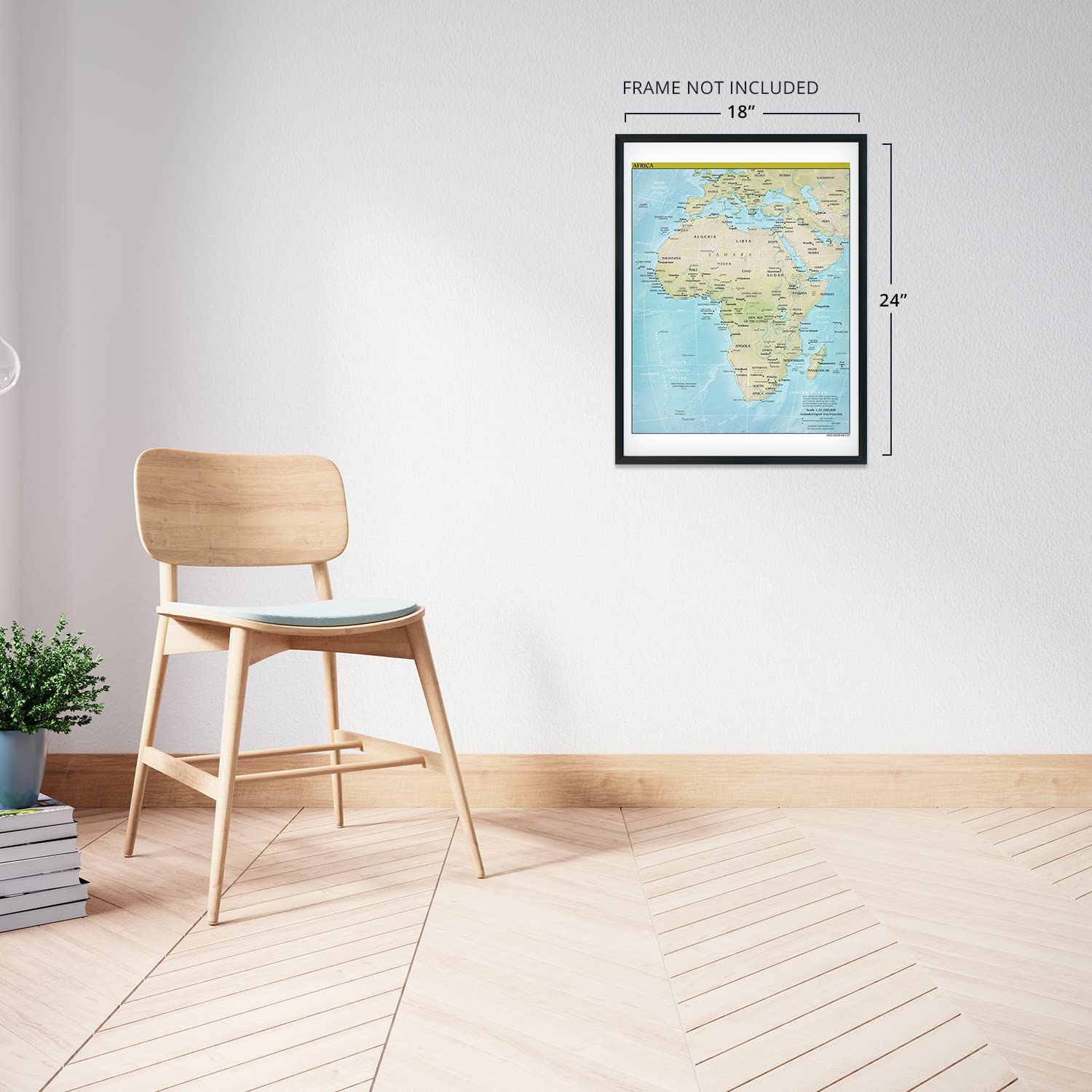 Snapklik.com : 2021 Africa Map - 18x24 Inch Map Of Africa Poster Print ...