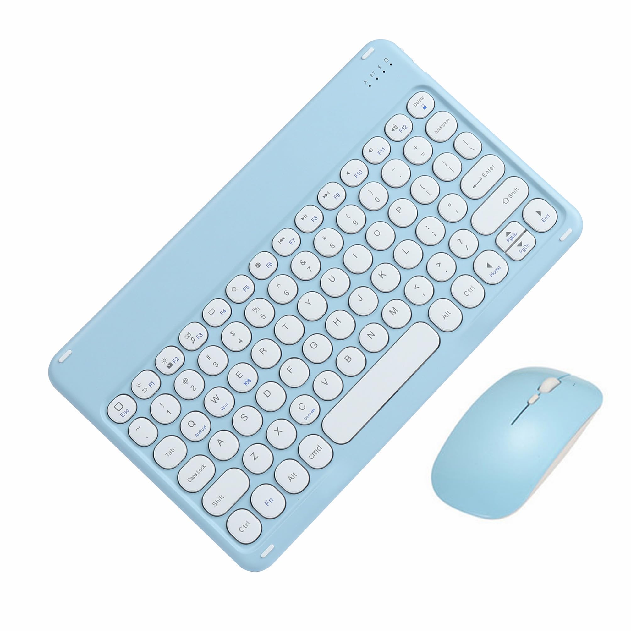 Amazon.com: Small Bluetooth Keyboard and Mouse Combo,Ultra-Slim Ultra ...