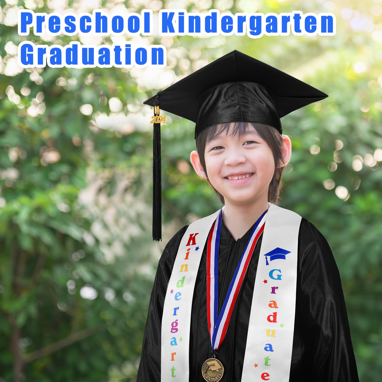 Snapklik.com : Capoda 9 Pcs Kids Kindergarten Graduation Cap Gown