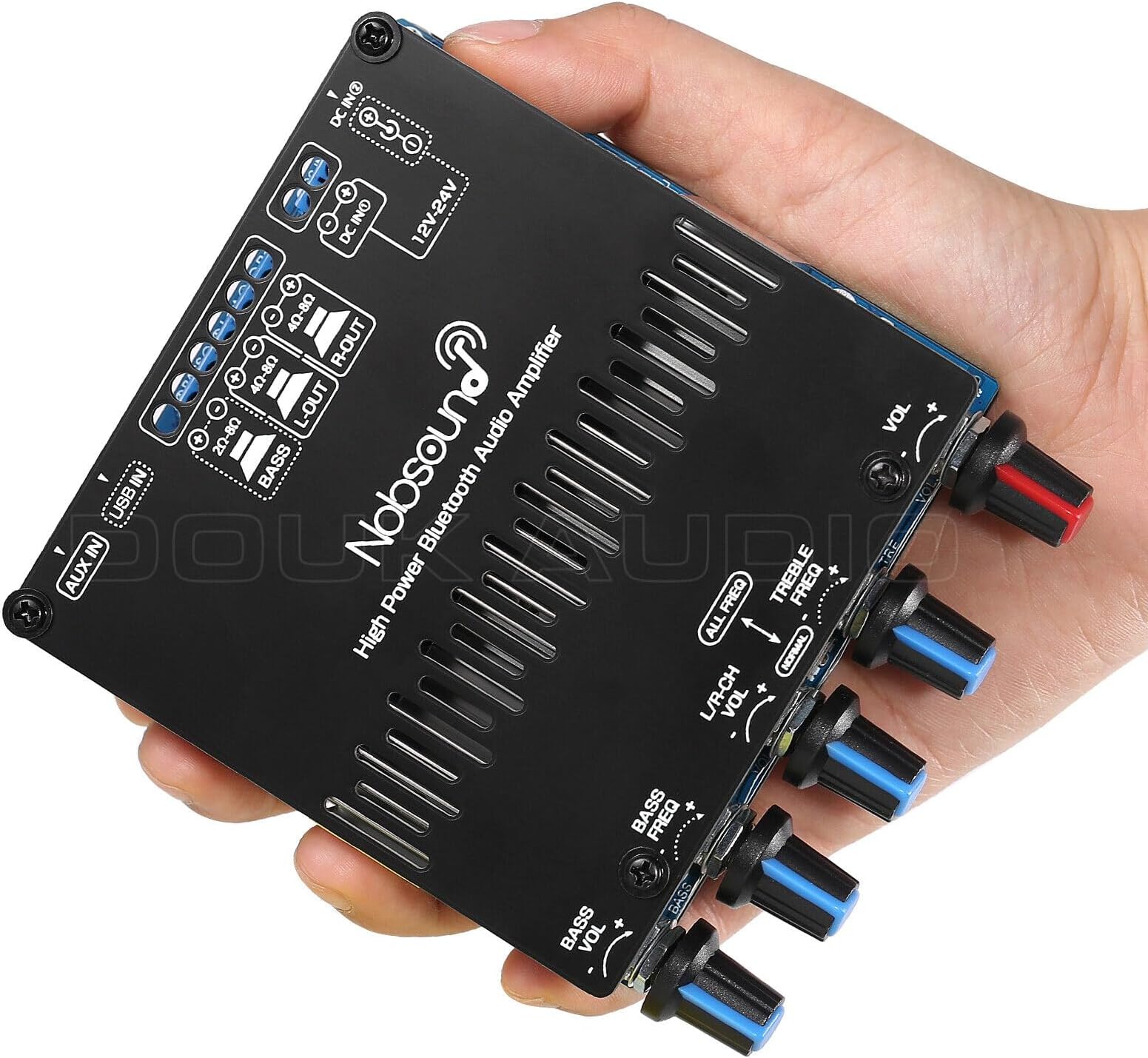 Amazon.com: Nobsound HiFi 2.1 Channel Bluetooth 5.0 Power Amplifier ...