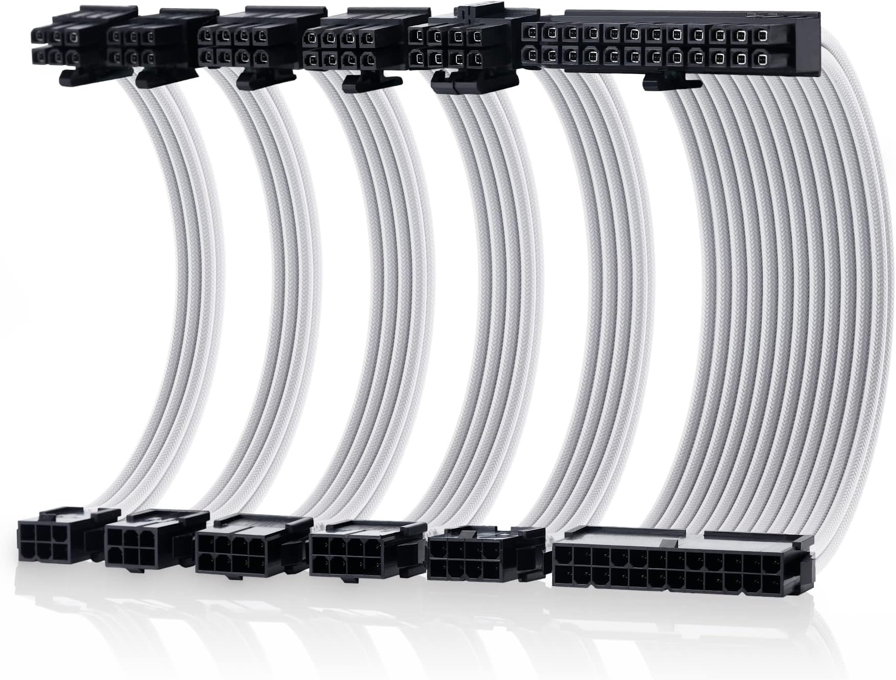 Amazon.com: Cooler Master PVC PSU Extension Cable Kit - 16AWG with 3 ...