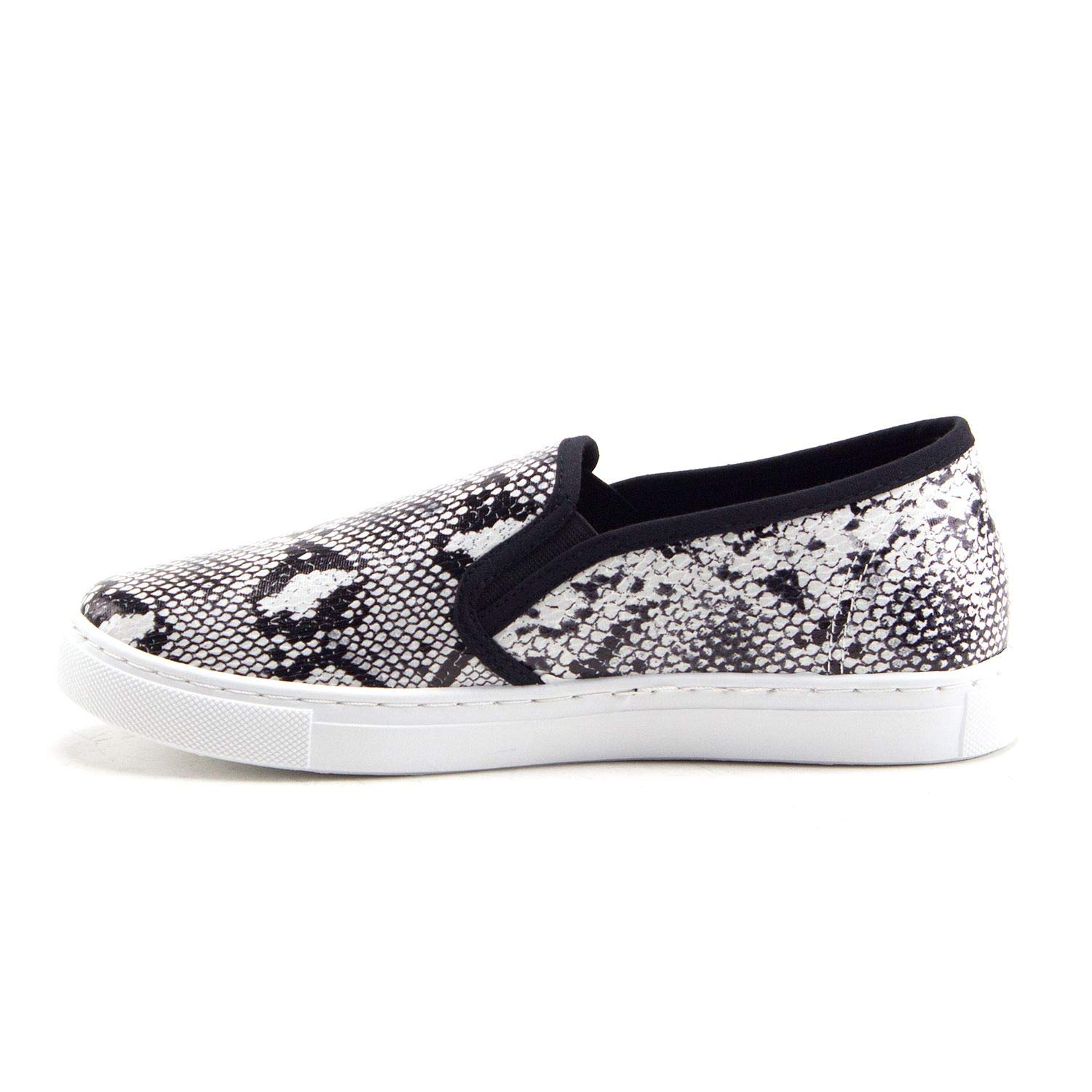 Snapklik.com : Womens Blair Slip On Python Snake Print Platform Sneakers Shoes