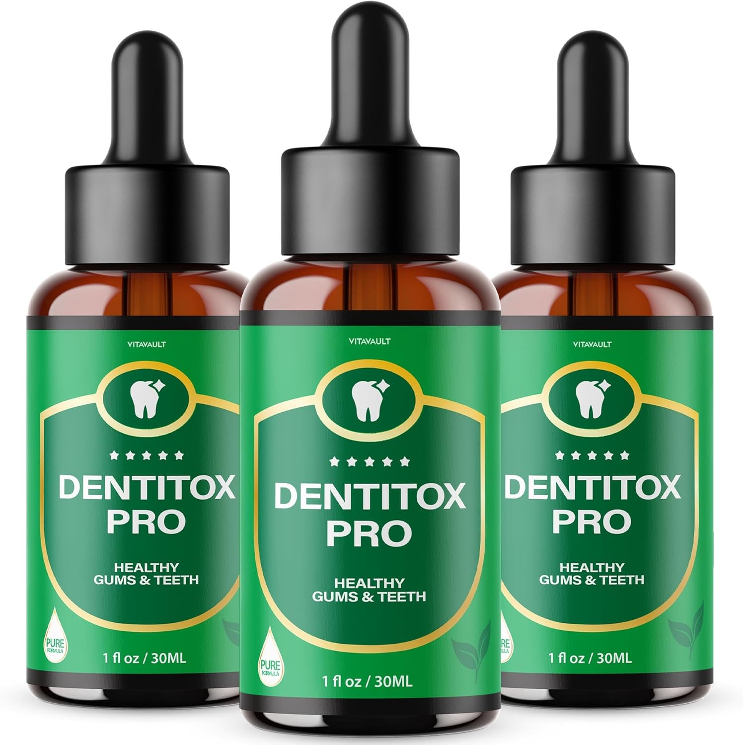 Amazon.com: Vitavault (3 Pack) Dentitox Pro Drops for Healthy Teeth and ...