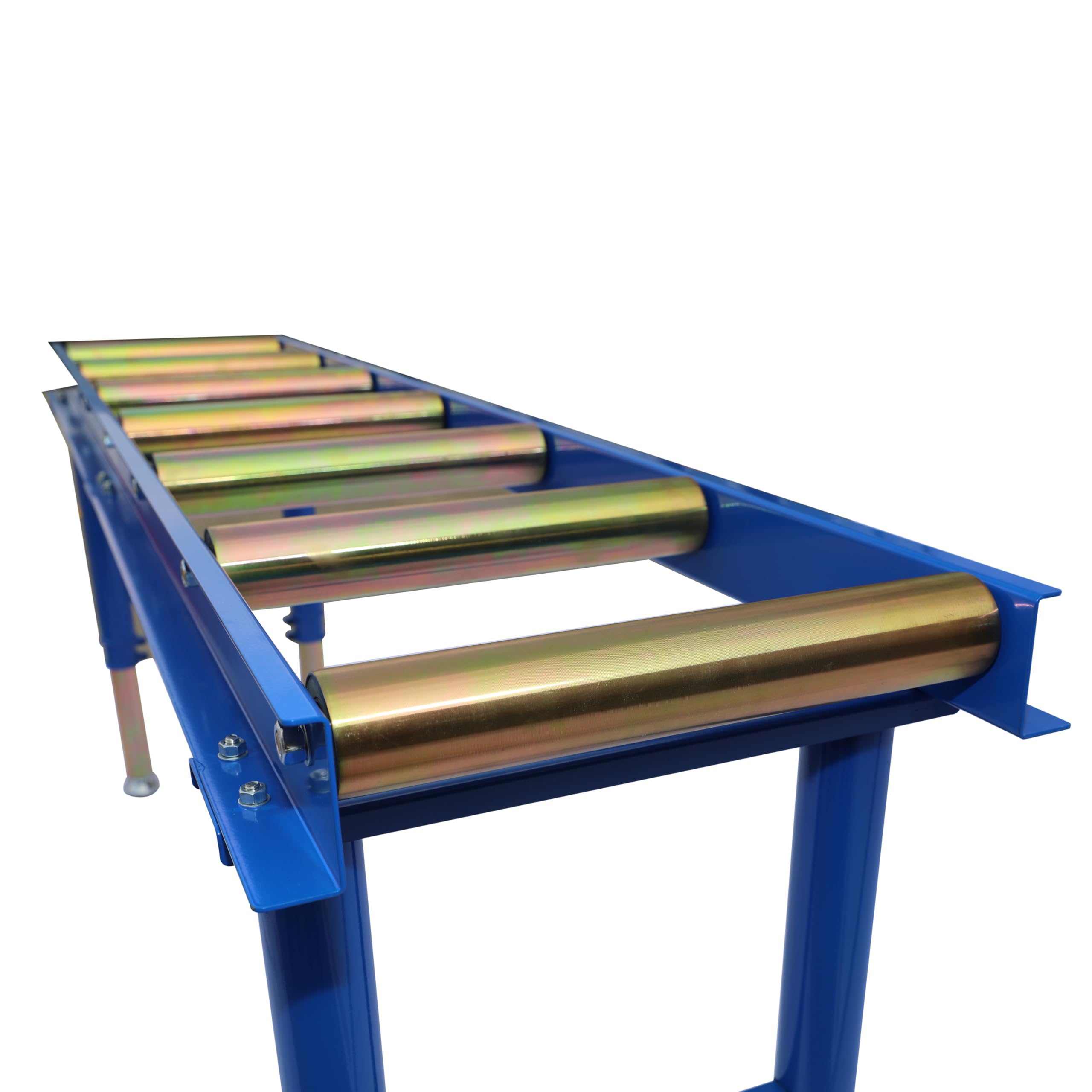 Roller Table with 7 Rolls, Roller Track Conveyor Belt 2000 mm Height ...