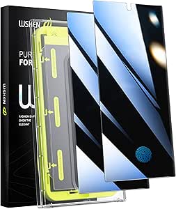 Amazon.com: WSKEN for Samsung Galaxy S24 Ultra Privacy Screen Protector, 24 Degree [Auto-Dust ...