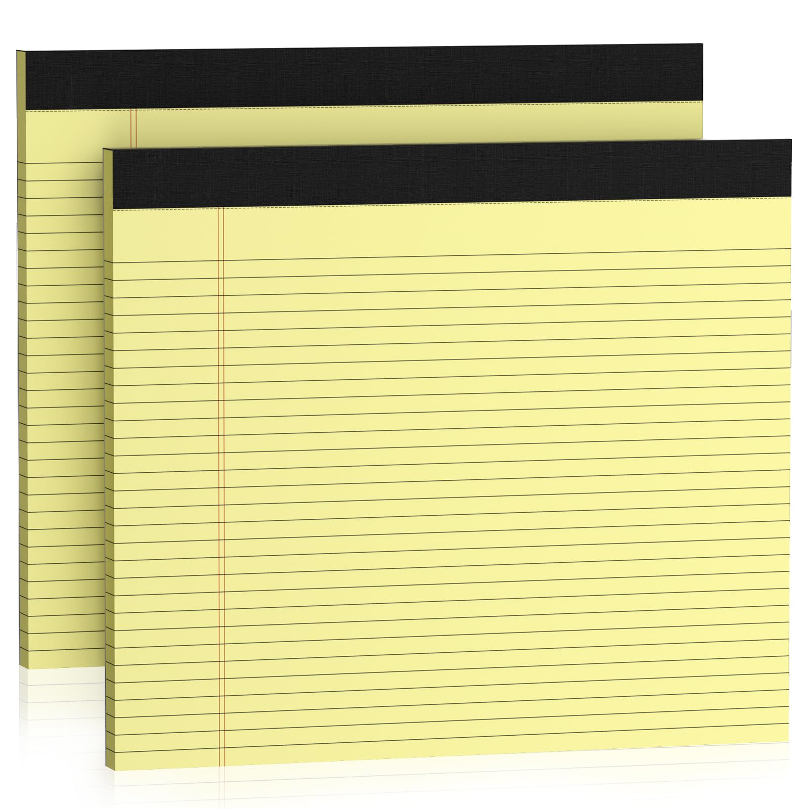 Snapklik.com : 2 Pack Note Pads 11" X 9.5" Legal Pads College Ruled ...