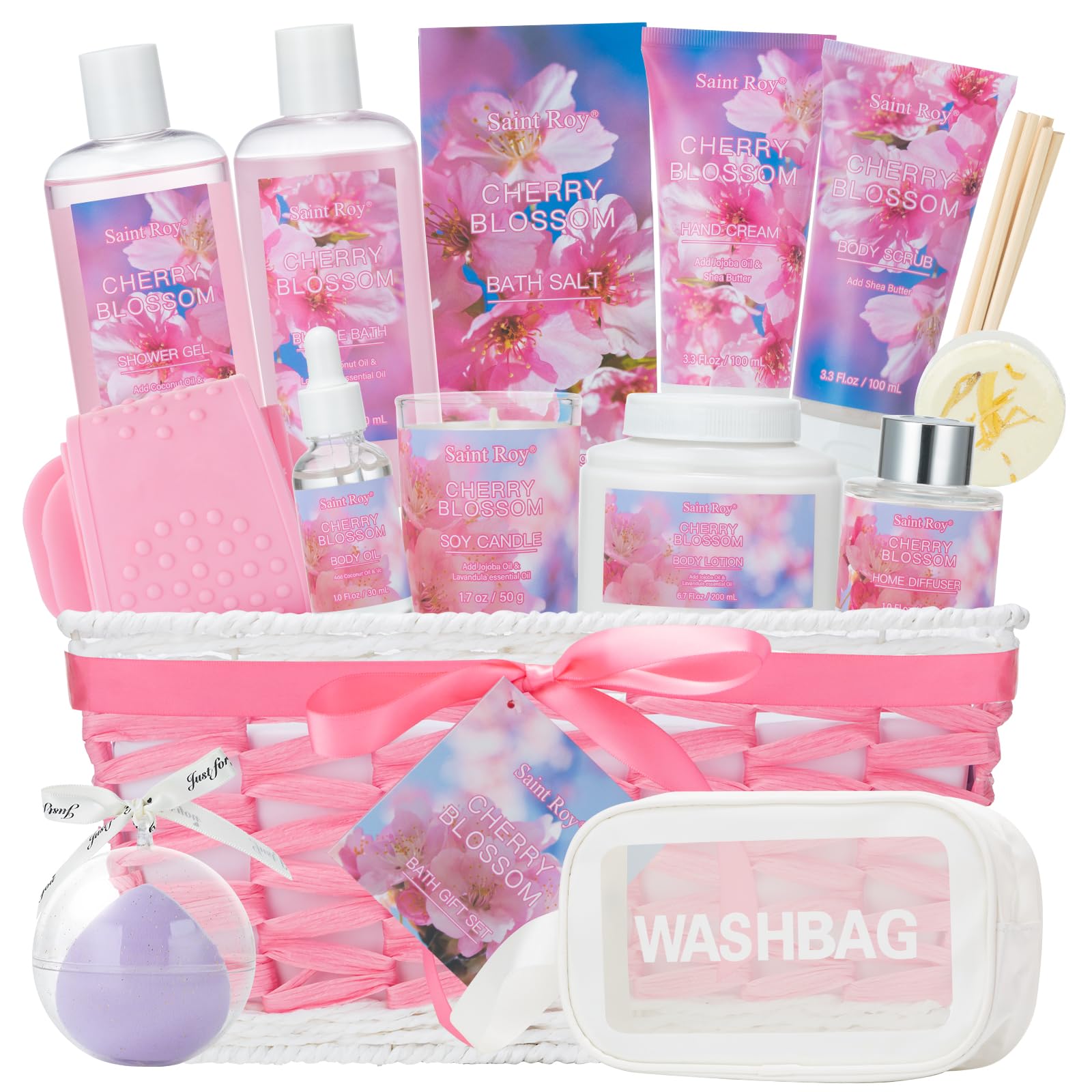 Amazon.com : Spa Gifts for Women, Home Spa Gift Basket, Luxury 19 Pcs ...