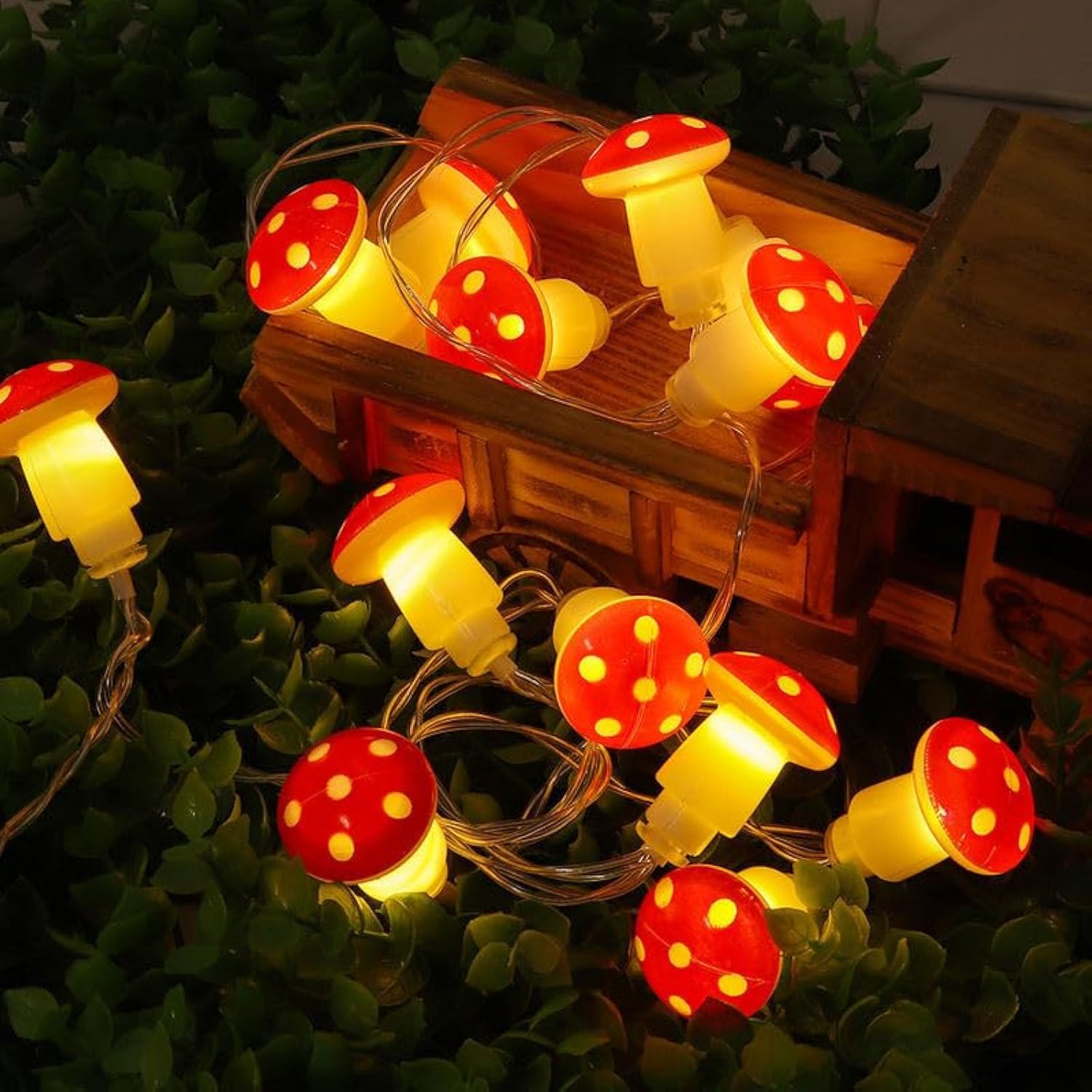 Amazon.com: Yoitomehy Mushroom Decor 3D Lights Cottagecore Room Decor ...