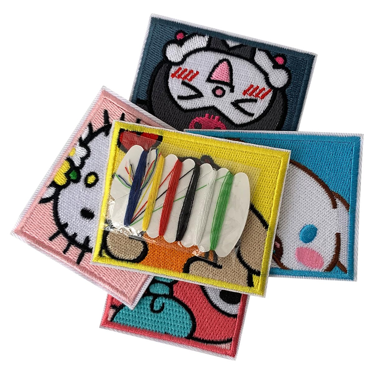 5Pcs Assorted Cute Cartoon Iron on Patches for Kids, Sew On/Iron On ...