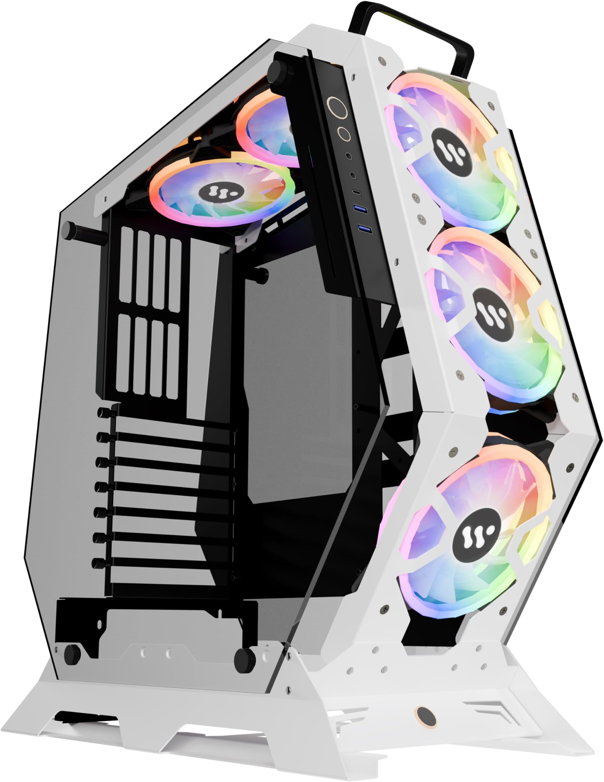 Amazon.com: CORSAIR 3500X ARGB Mid-Tower ATX PC Case – Panoramic ...