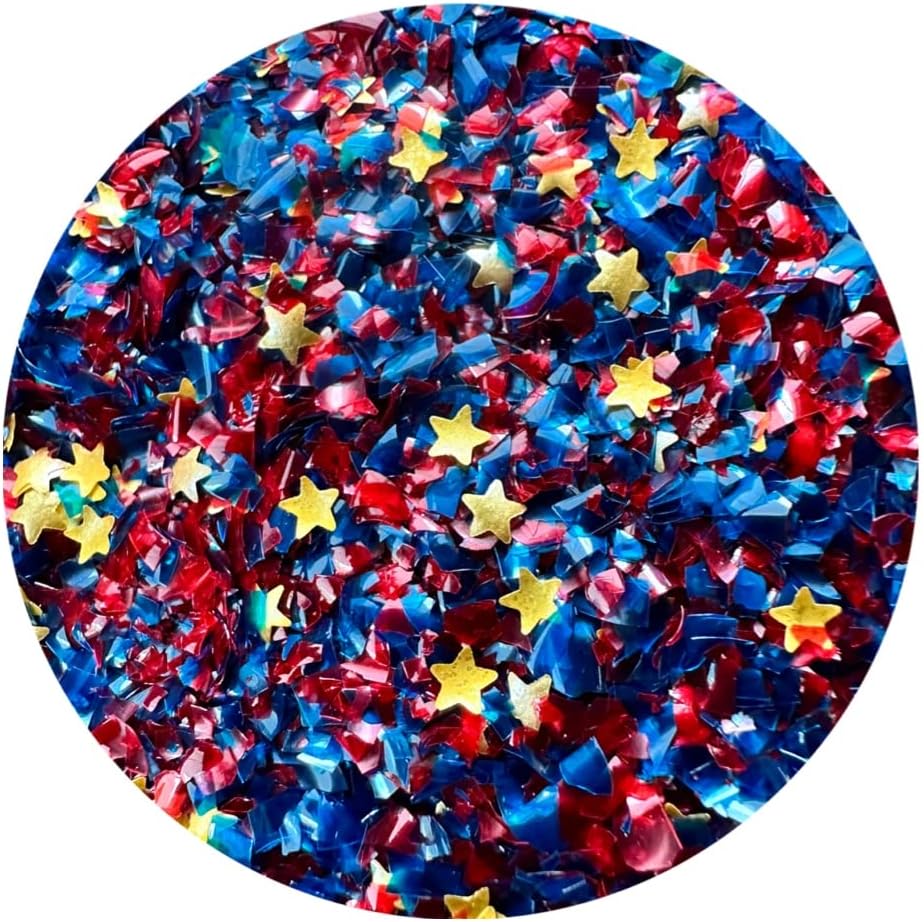 Amazon.com : EDIBLE GLITTER Pick Up your COLOR 1/4 oz. flakes, stars ...