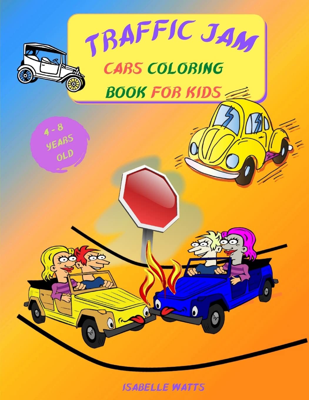 Traffic Jam - Coloring Book for Kids: This Fun Children's Coloring Book ...