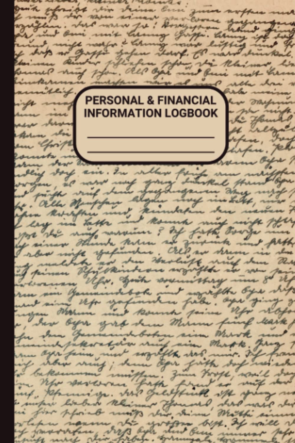 Amazon.com: Personal & Financial Information Logbook, My Really ...