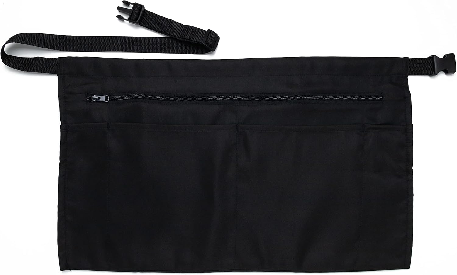 Amazon.com: iServ 5 Pockets Black Waist Apron (22x13 inches). Clip-on ...