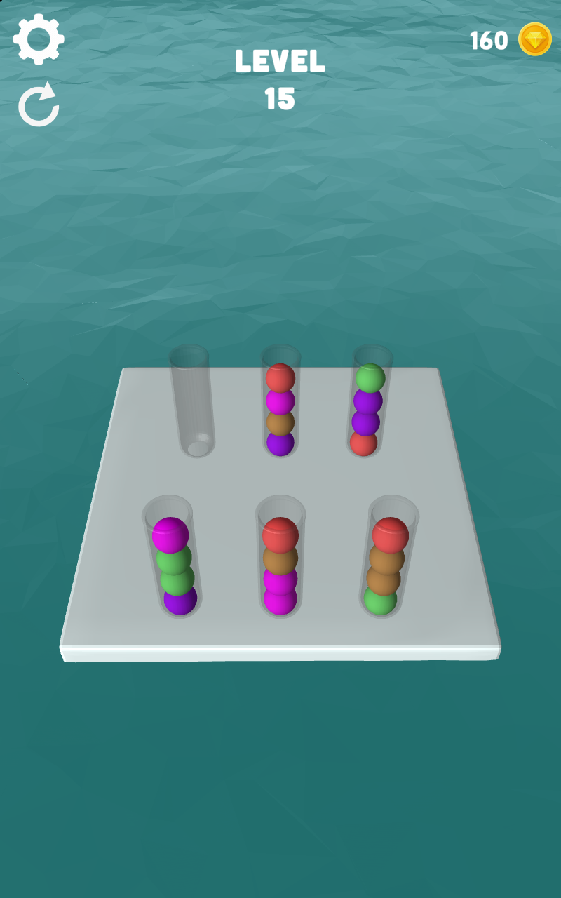 Sort Balls Puzzle - Bubble Sortpuz Color Sort Puzzle Game 3D Sorting ...