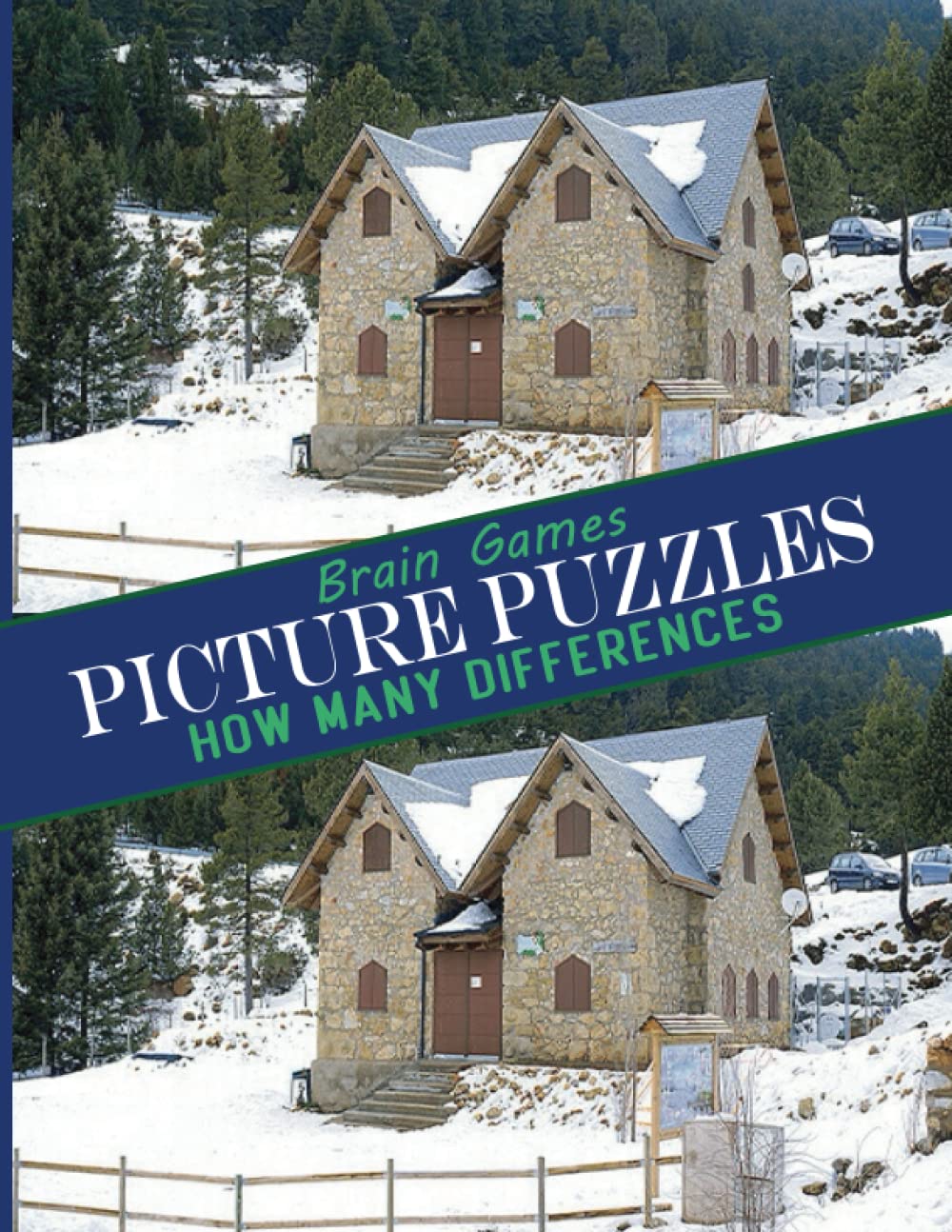 Brain Games Picture Puzzles How Many Differences: Fun Challenge ...