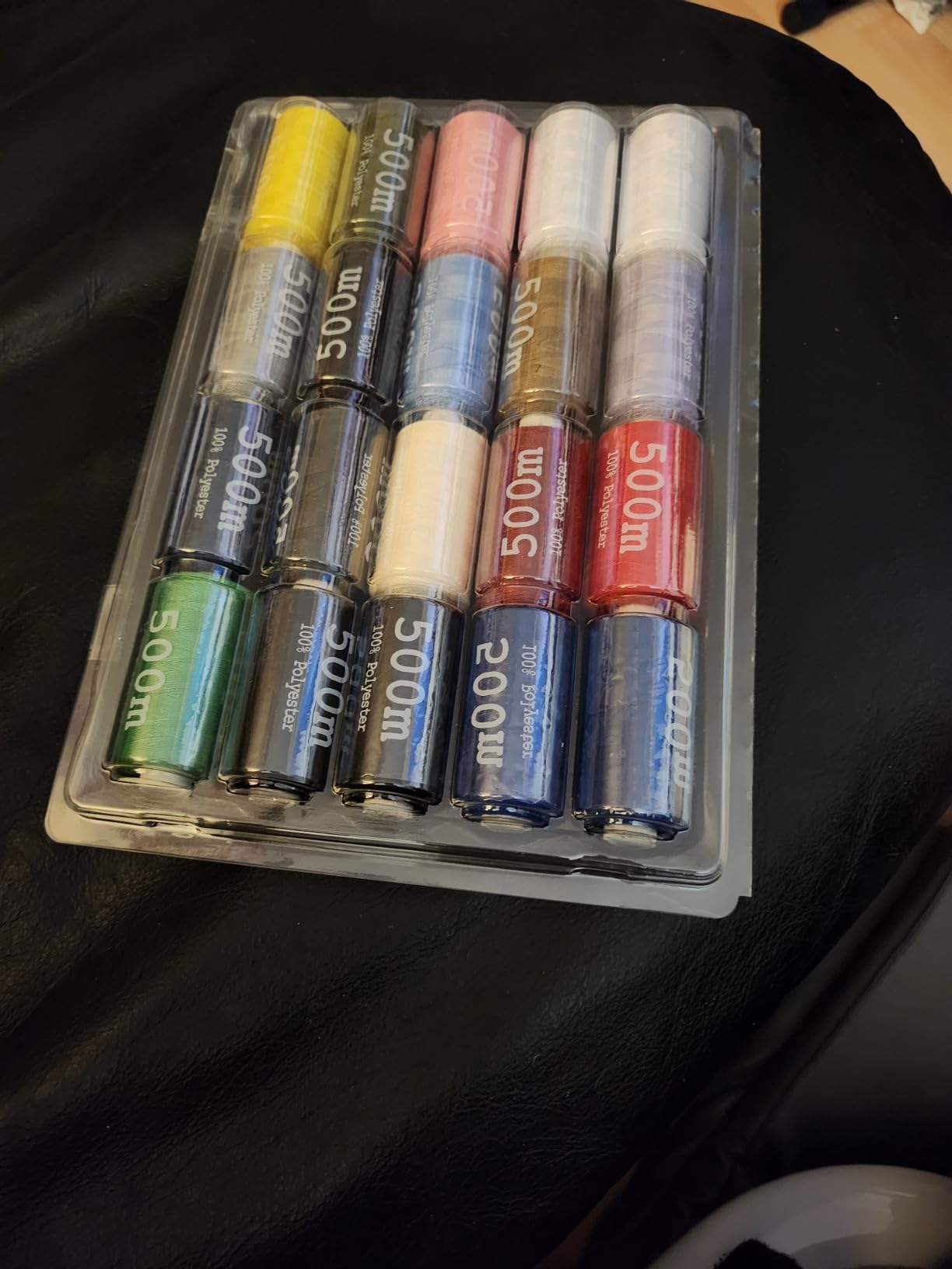 Sewing Thread Set 100% Polyester Thread for Sewing Machine, Quilting ...