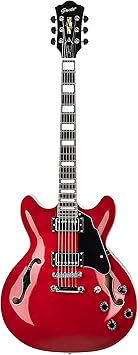 Amazon.com: Grote Full Scale Electric Guitar Semi-Hollow Body Guitar ...
