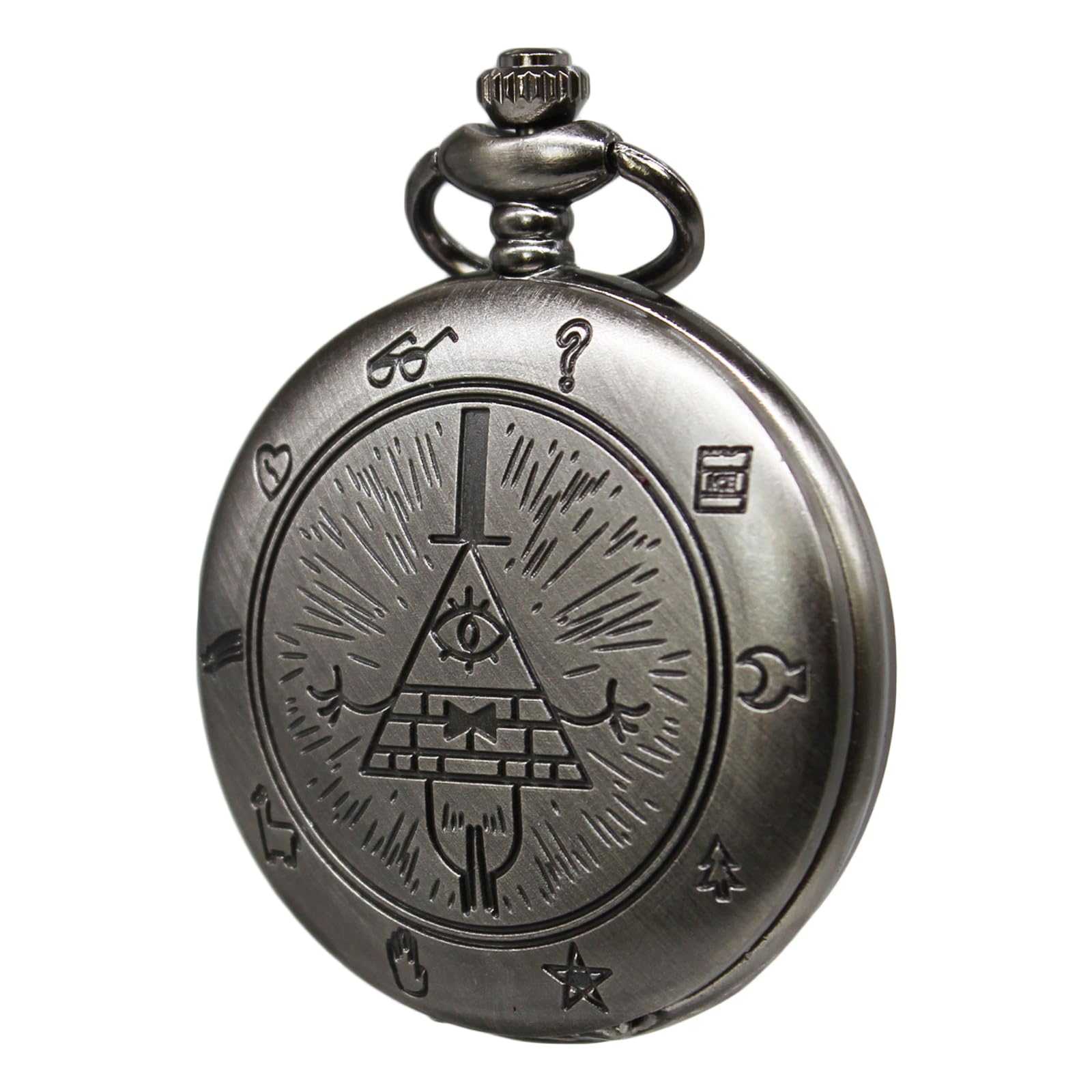 Amazon.com: SIMAOTE Vintage Pocket Watch, Gravity Falls - Bill Cipher ...
