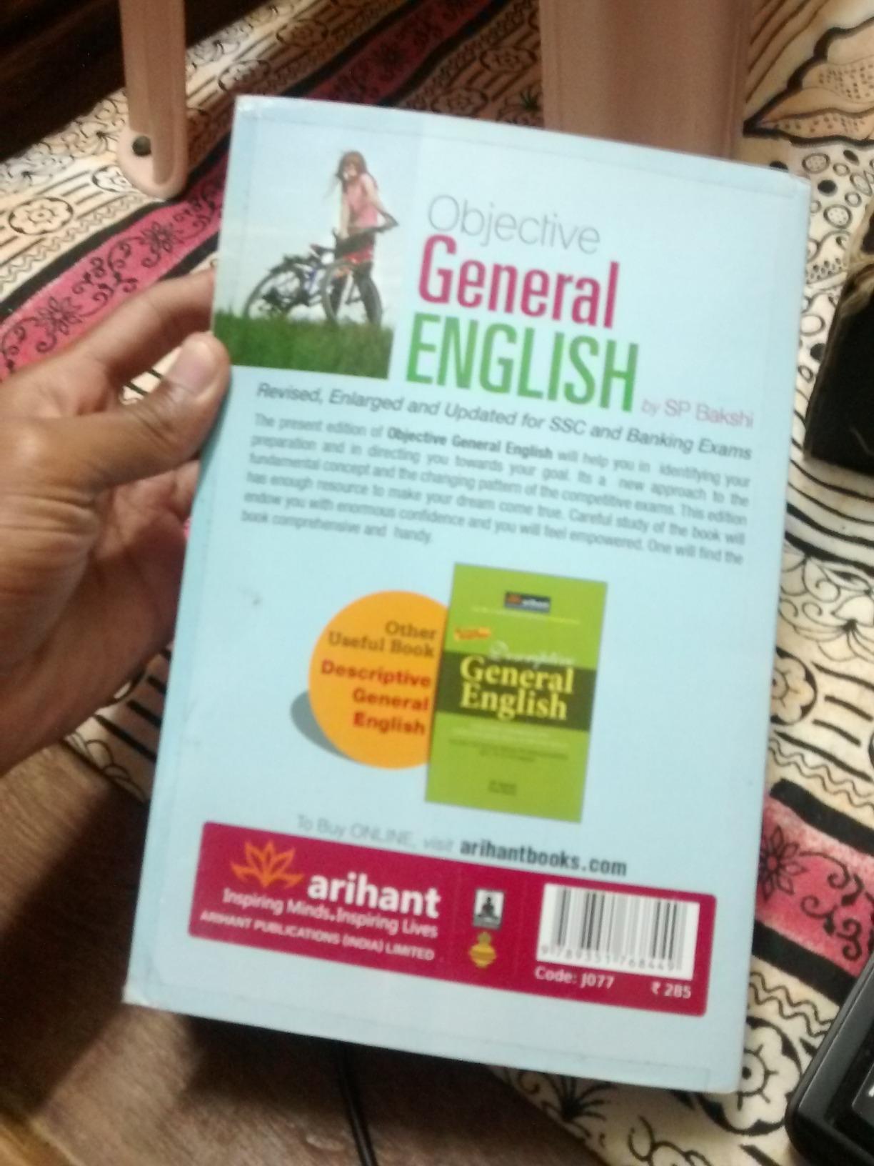 Amazon.in: Buy Objective General English For All Competitive Examinations Book Online at Low ...