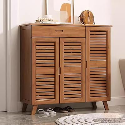 Amazon.com: VINGLI Shoe Cabinet Storage for Entryway, Hidden Shoe ...