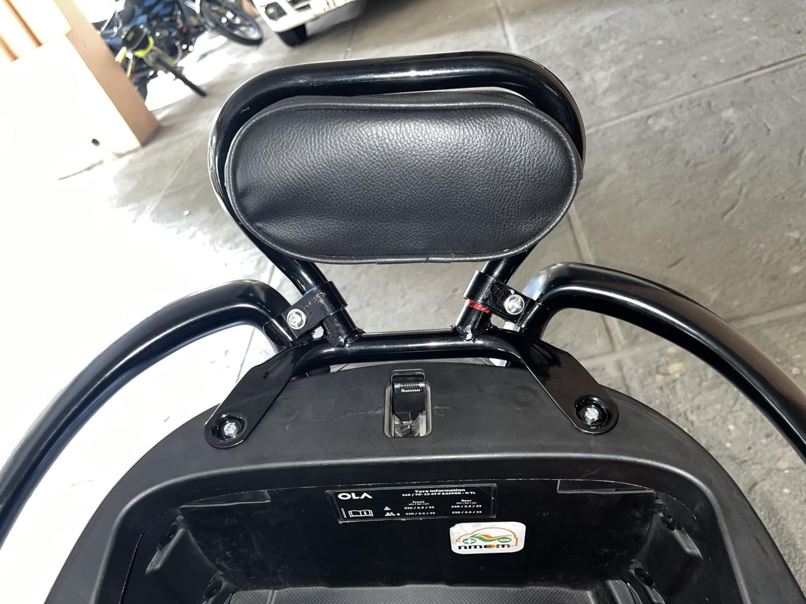 Favourite Auto Accessories Comfortable Backrest Suitable For Ola S1 And ...