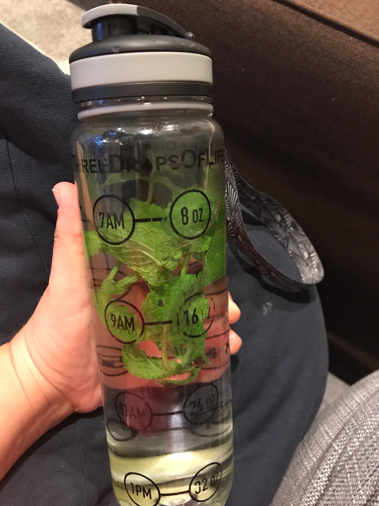 New Clear Sports Water Bottle, Best for Measuring H2o Intake, Tritan ...