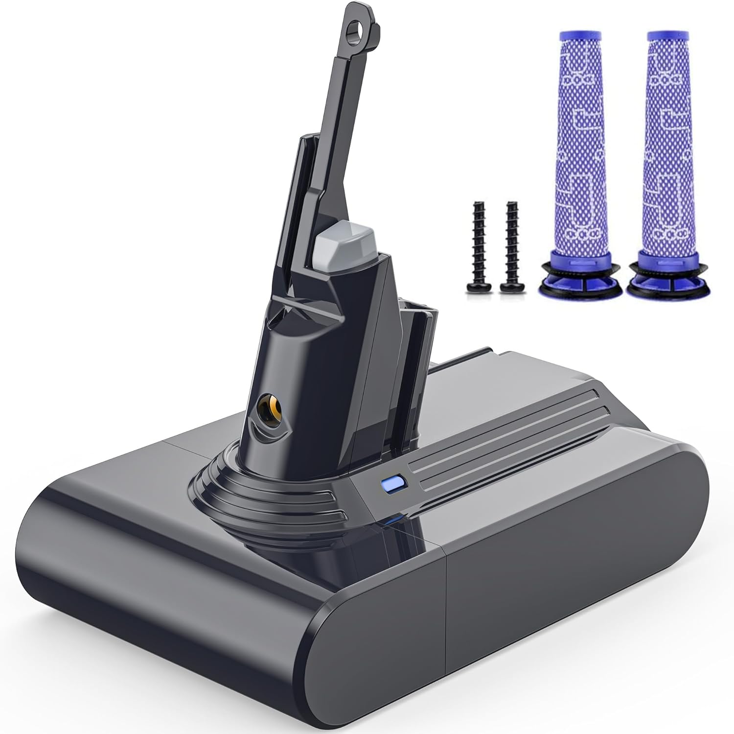 Battery for Dyson v7, 4600mAh Li-ion Replacement Battery for Dyson V7 ...