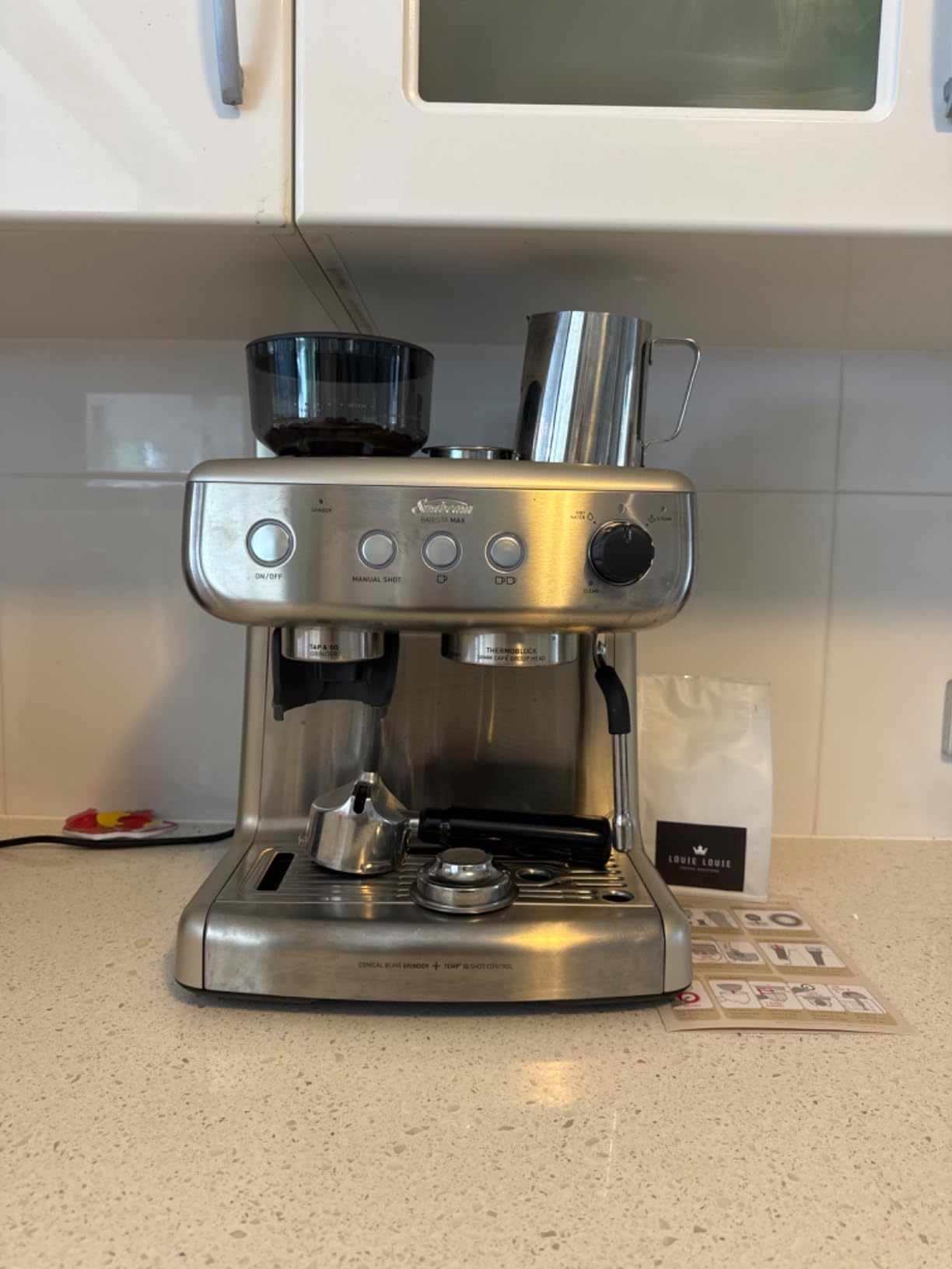 Sunbeam Barista Max | Espresso, Latte and Cappuccino Coffee Machine | 2 ...