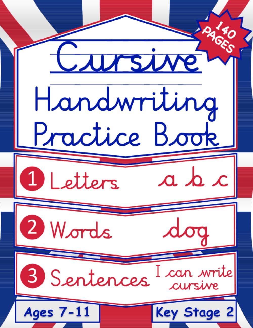 My XXL Cursive Writing Practice Book: KS2 Ages 7-11 Joined Up ...