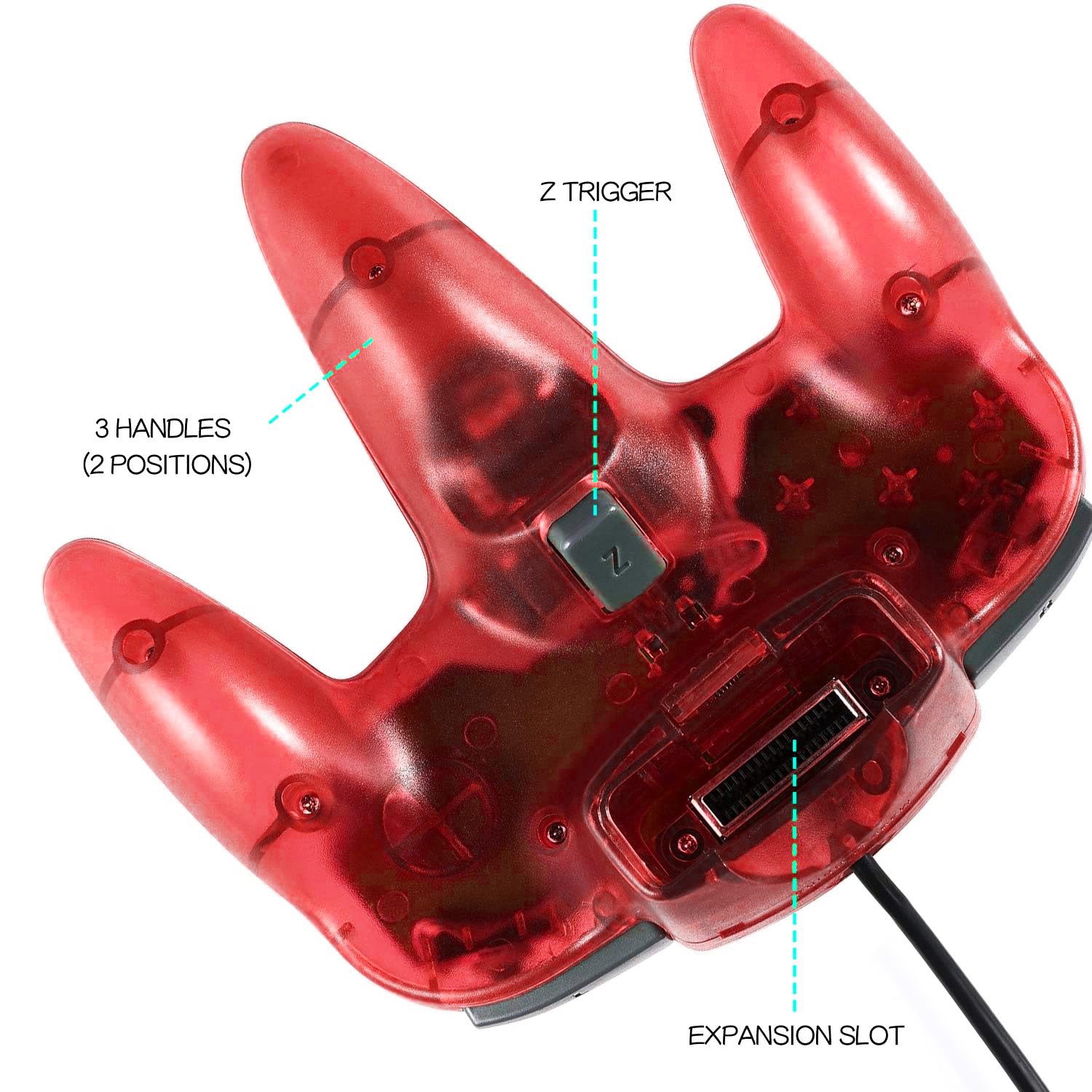 Snapklik.com : Miadore 2 Packs Classic 64 Wired Controller Joystick For ...