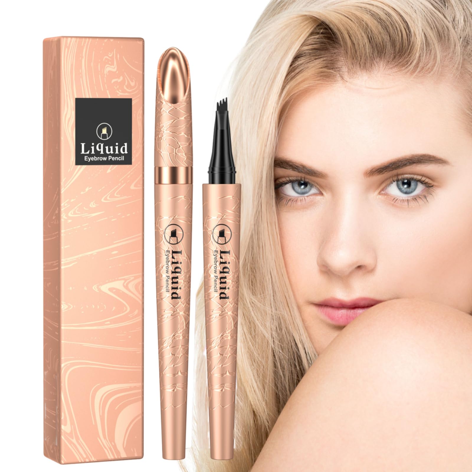 Amazon.com : Microblade Eyebrow Pencil - Waterproof & Smudge-Proof 4 ...