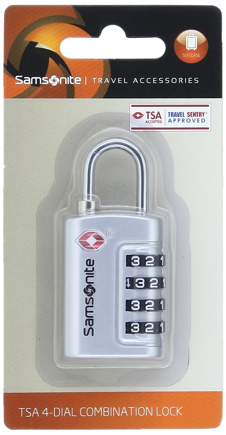 Samsonite Tsa Silver Luggage Lock (Z34 (0) 25 137) : Amazon.in: Fashion