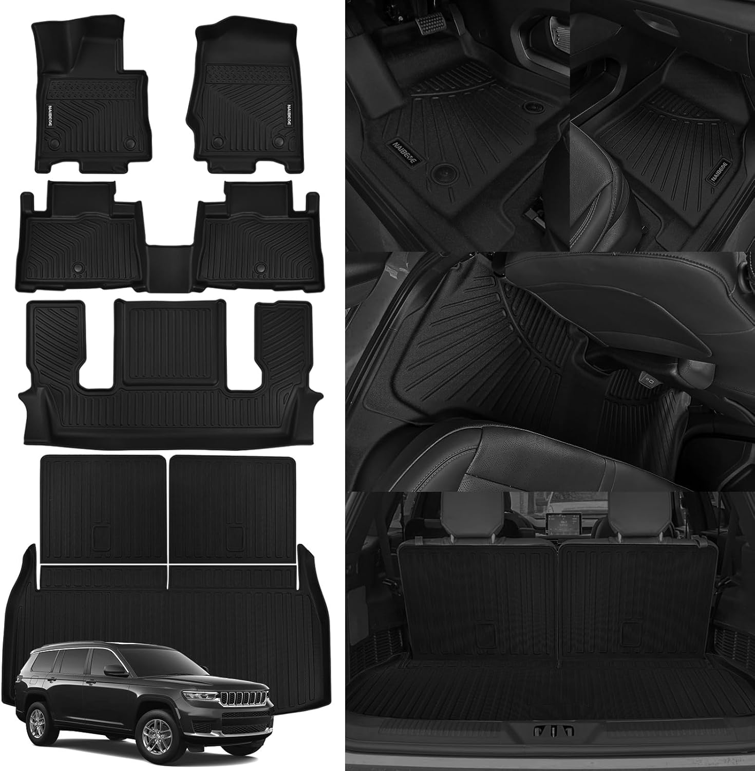 Amazon.com: Naibeve Floor Mats for 2020-2024 2025 Lincoln Aviator 6 ...