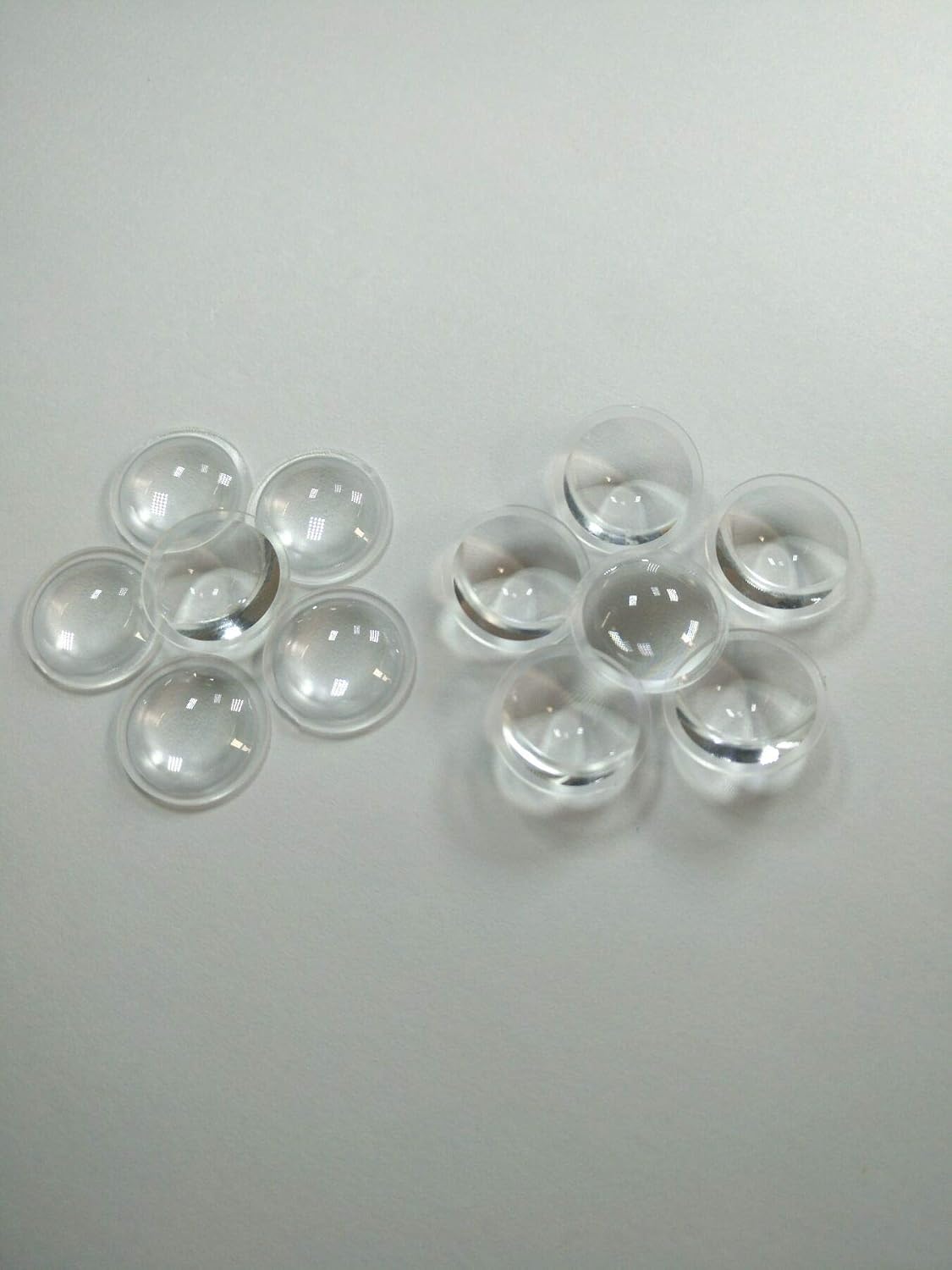 50PCS 14mm Optical Plastic Focal Length 12mm Height 3.65mm Optics LED ...
