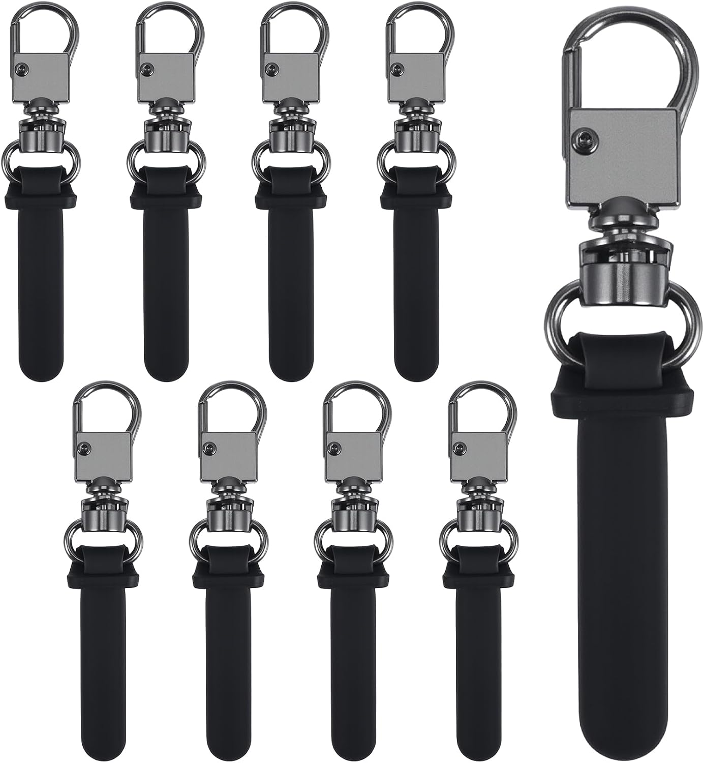 Amazon.com: 9 Pcs Replacement Zipper Pull Tab, Zipper Pull for Luggage ...