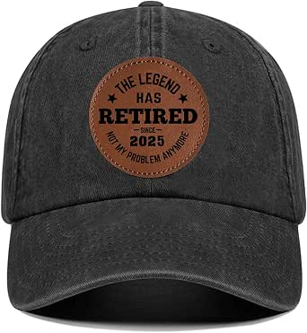 CYYFXKA Retirement Hat for Men Women 2025, Funny Retired Ideas Gifts ...